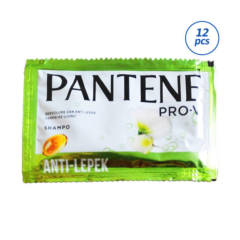 Jual Pantene Anti Lepek Shampoo Hijau [9 Ml/ 1 Renteng/ 12 Sachet] Di ...