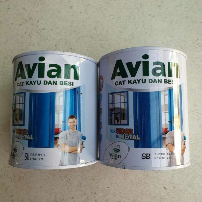 Jual Cat Kayu Dan Besi Avian 1 Kg Warna Putih Dof Atau Kilap Di Seller ...
