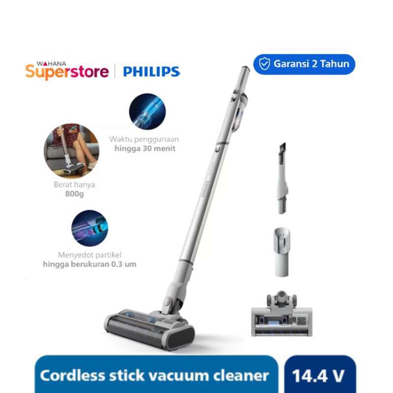 Promo Philips Xc4201 Cordless Stick Vacuum Cleaner 4000 Series Xc-4201 ...