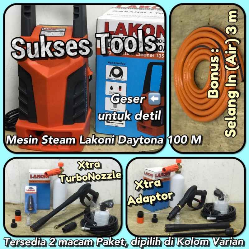 Promo Daytona 100 M Xtra Mesin Steam Lakoni Jet Cleaner + Snow Foam ...