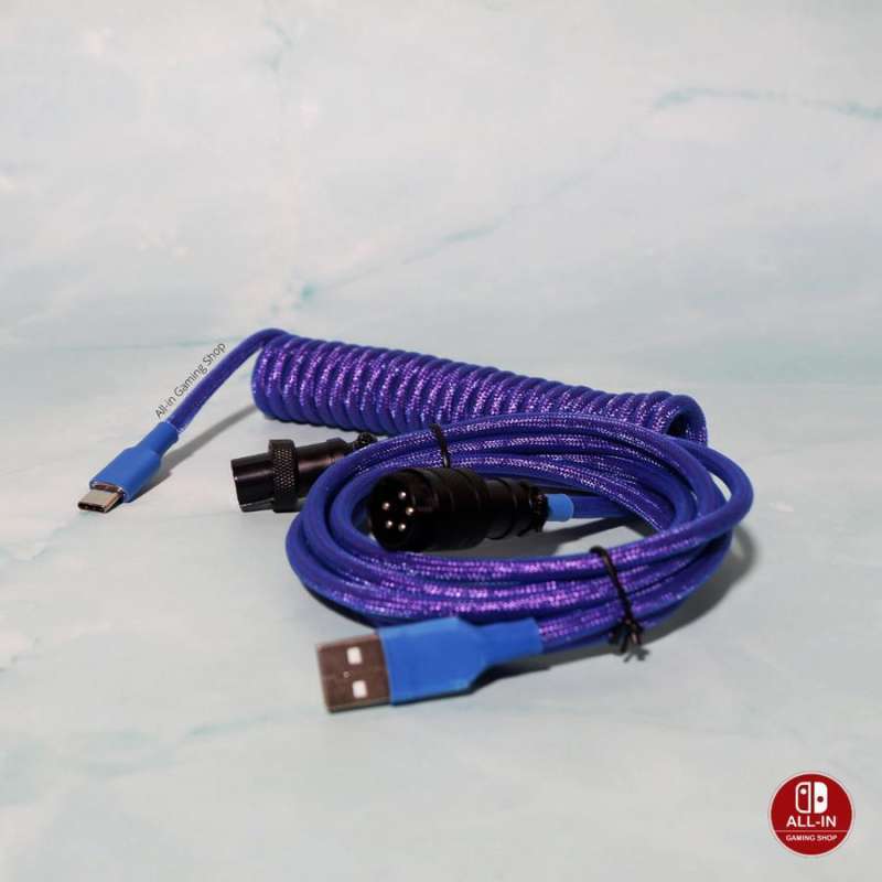 Jual Type C Coiled Cable Mechanical Keyboard by All-in Gaming Shop di ...