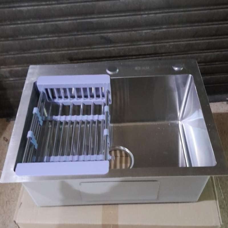 Jual Kitchen Sink 6045 Stainless Sus 304 Paket Kran Lengkap Bcp 6045 ...