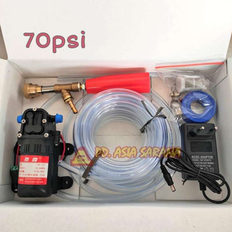 Jual 70 Psi Paket Mini Steam Cuci Motor DC 12v 2A Set Mesin Stim Mobil ...
