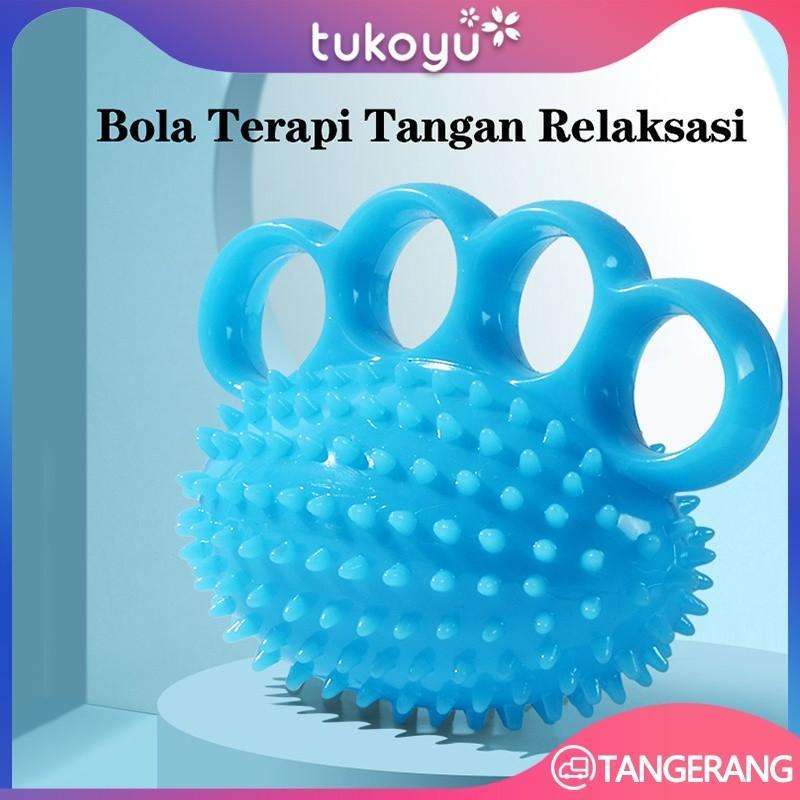Jual Bola Terapi Tangan Stroke Berduri Karet Remas Alat Pijat Di Seller ...