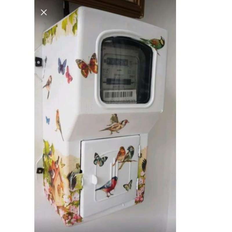 Jual Box meteran listrik pascabayar jadul bisa custom warna box di ...