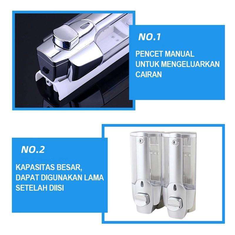 Jual Dispenser Tempat Sabun Cuci Tangan Cair Tabung Single - Hand Soap ...