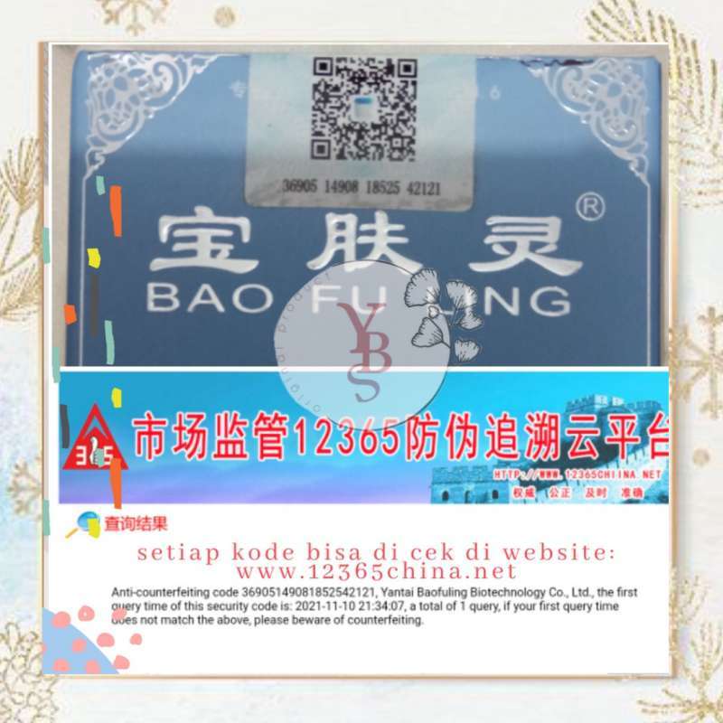 Jual Bao Fu Ling Original 60gr 100% (cek Asli Vs Palsu) Di Seller ...