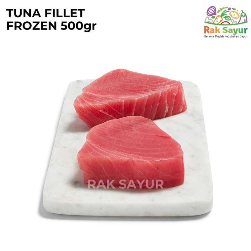Jual Tuna Steak Fillet 500gr Ikan Tuna Fillet Tanpa Tulang Frozen Rak ...