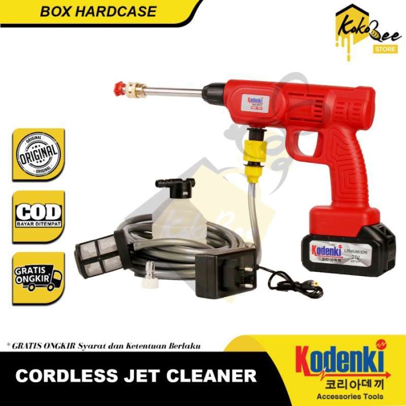 Promo Mesin Jet Steam Cleaner Cordless - Kodenki Cordless Jet Cleaner ...