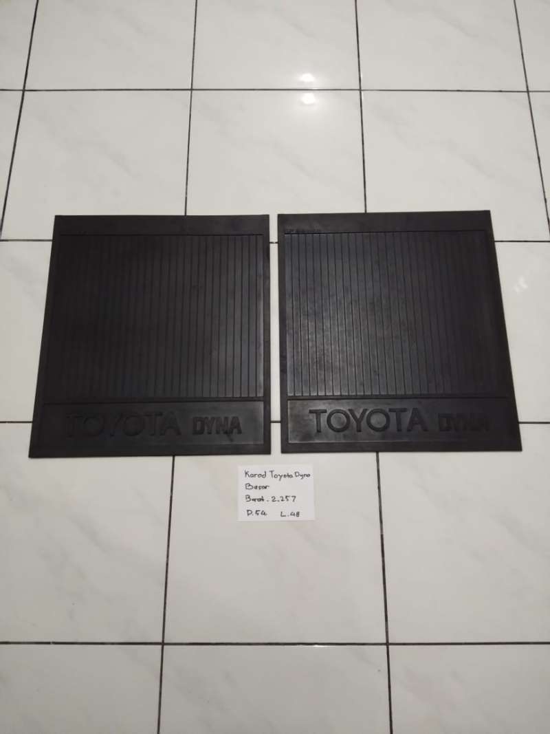 Jual KARPET RODA TOYOTA DYNA KARPET LUMPUR TRUK DYNA MUD GUARD TRUCK ...