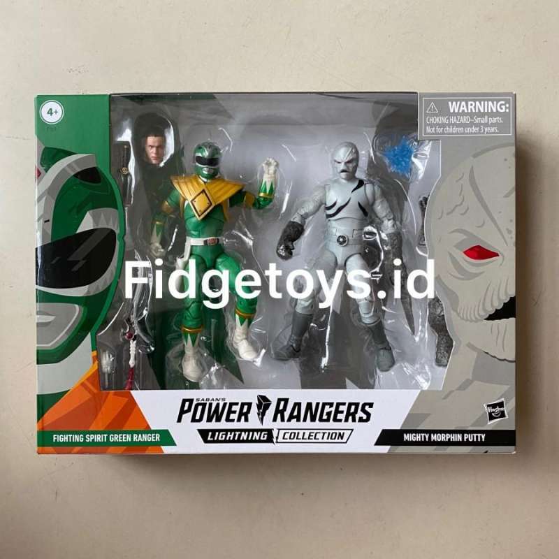 Jual Hasbro Power Rangers Lightning Green Ranger vs. Putty Patrol ...