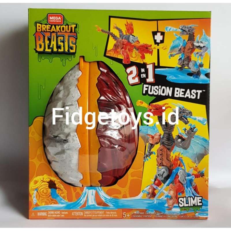 Jual Mega Construx Breakout Beasts 2-in-1 Fusion Beast - Hot Toys 2019 ...