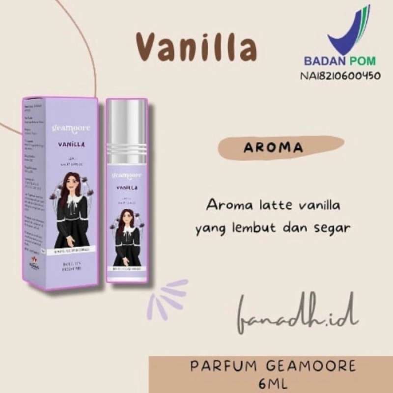 Jual GEAMOORE INSPIRED PARFUME ROLL ON PARFUM 6 ML PERFUME MURAH BPOM ...
