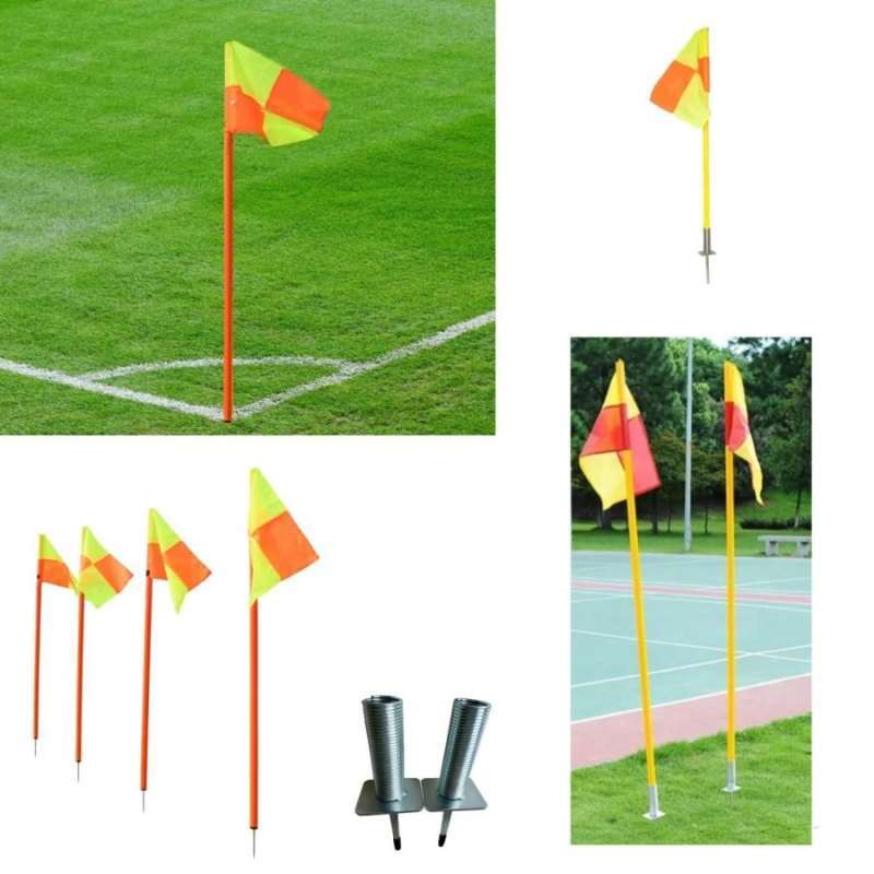 Promo Bendera Sudut Lapangan Sepak Bola Futsal Isi 4 Tiang Diskon 80% ...