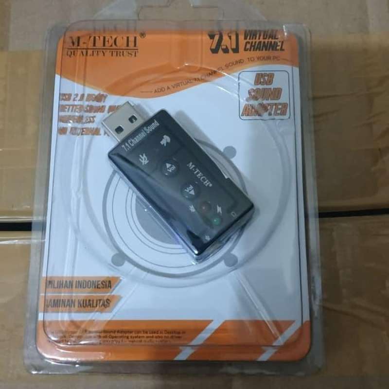 Jual USB Sound Card Versi 7.1 Channel - MERK MTECH di Seller Oktha ...
