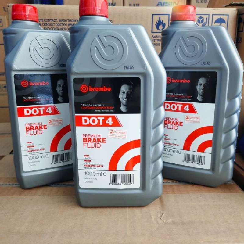 Promo Minyak Rem Brembo Dot 4 Brake Fluid 1000Ml- Diskon 11% di Seller ...