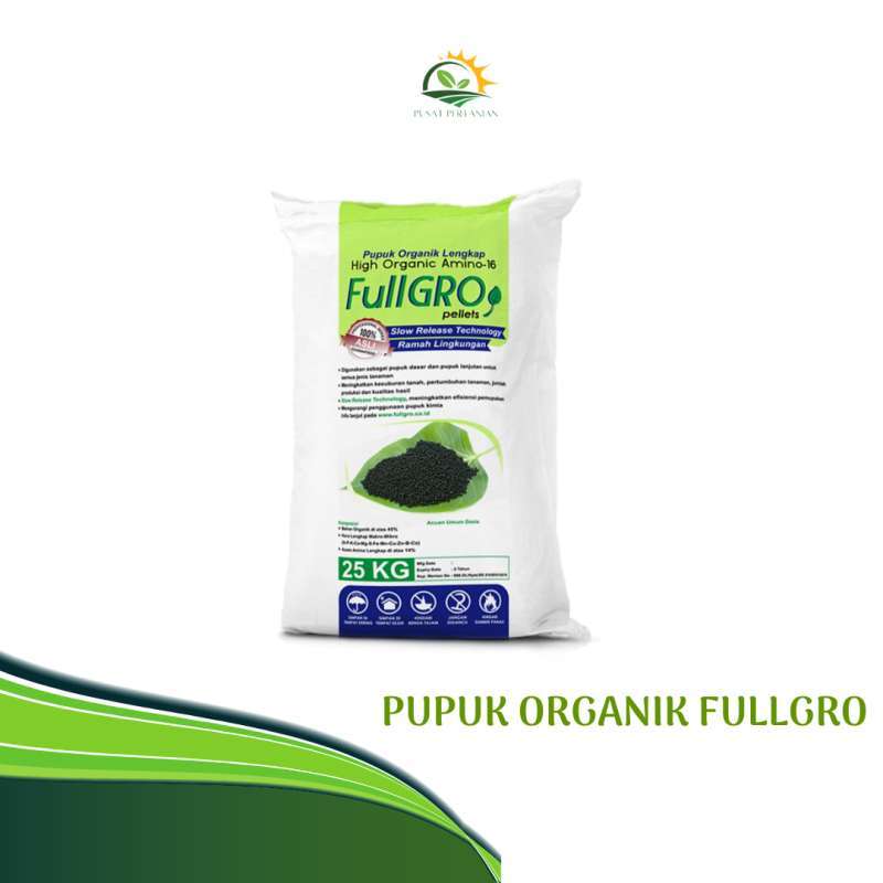 Jual PUPUK ORGANIK FULLGRO 1 ZAK 25KG pupuk dasar slow release high ...