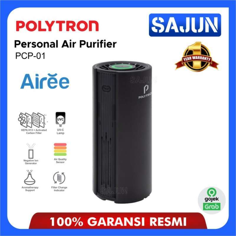 Promo Polytron Airee Personal Hepa Filter Air Purifier H13 Uvc Lamp Pcp ...
