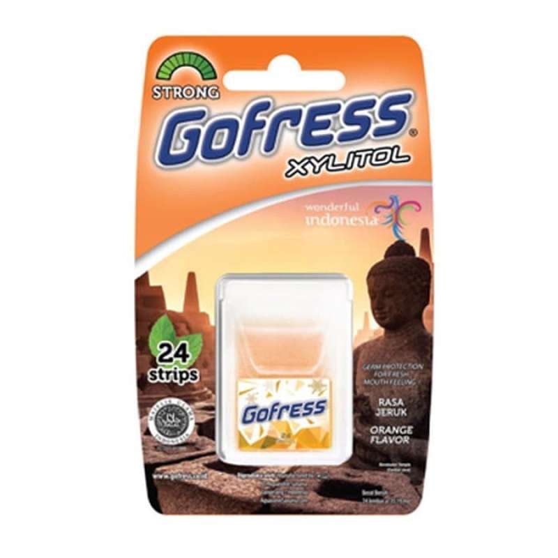 Jual Permen Lembaran Tipis Go Fress Gofress Xylitol Penyegar Nafas 24 ...