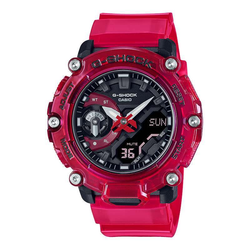 Promo Casio G-Shock GA-2200SKL-4ADR Sound Wave Series Digital Analog ...