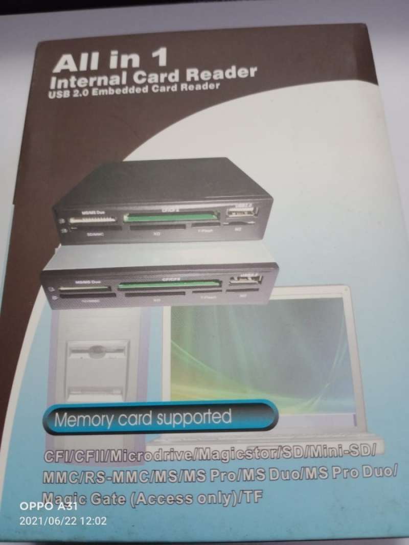 Promo Front Panel All In One Memory Card Reader Usb Pc Komputer ...