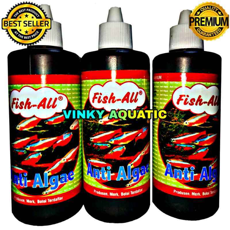 Jual OBAT IKAN FISH-ALL ANTI ALGAE 100 ML di Seller AQUA DESIGN - Kota ...