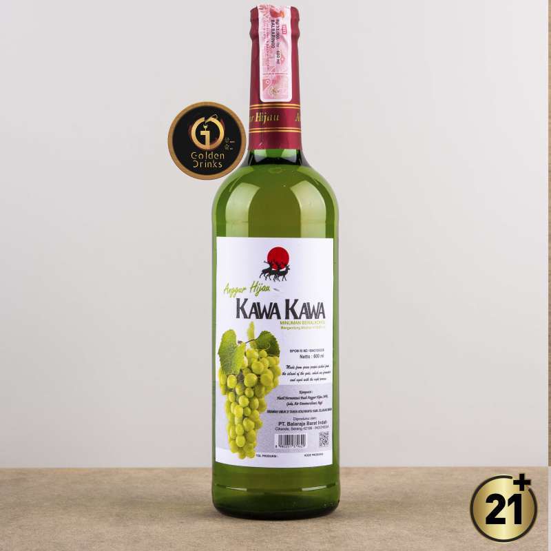 Promo Anggur Hijau Kawa Kawa 600 ml (Original dan Resmi by GoldenDrinks ...