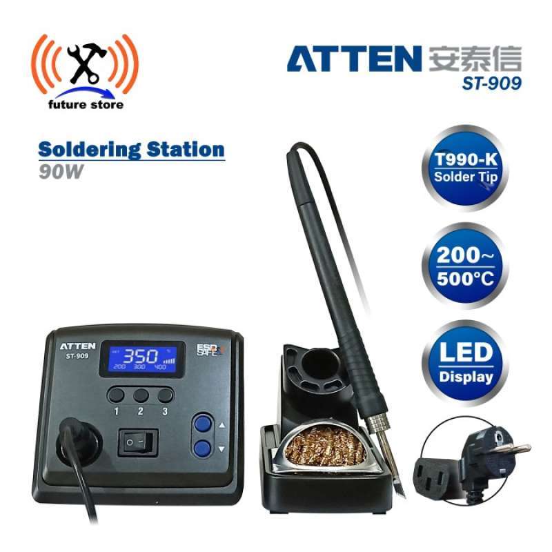Promo Atten St-909 90w Soldering Station - Smd Digital Solder Station ...