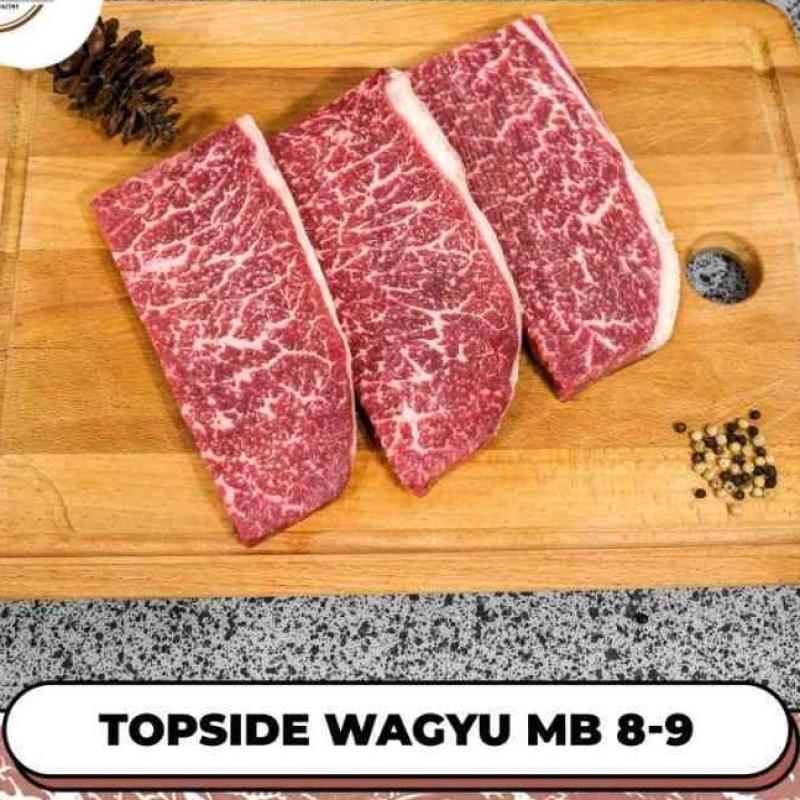 Jual Topside Beef Wagyu Steak MB 8-9 AUS | Daging Sapi Wagyu Secondary ...
