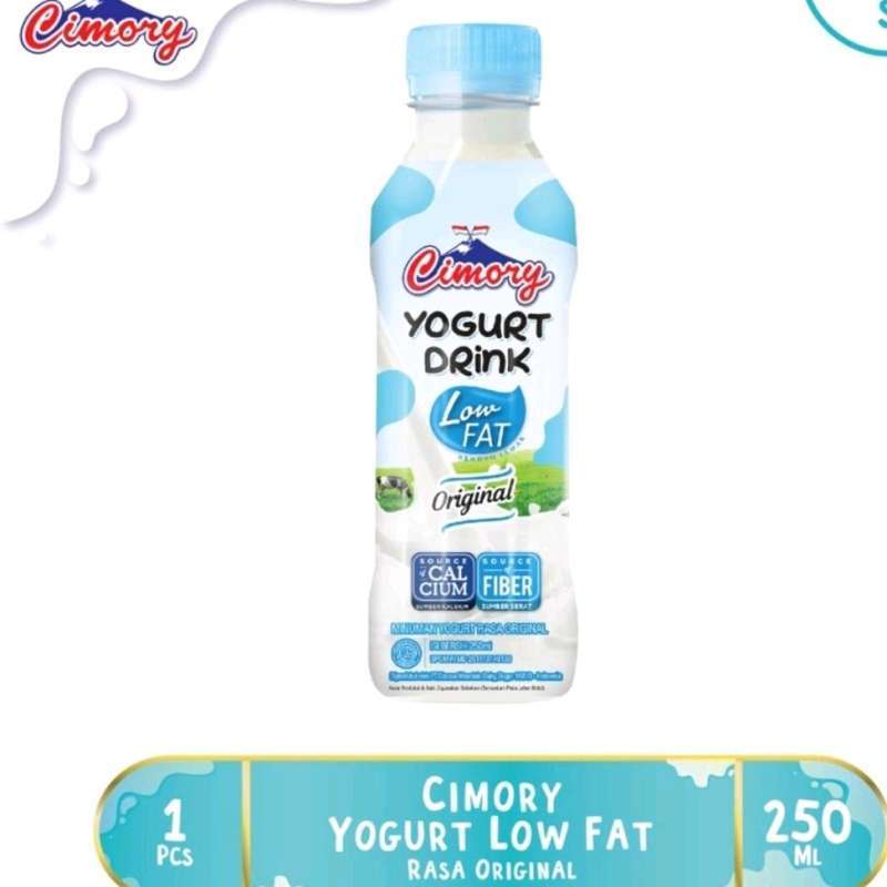 Promo cimory yogurt drink 250ml Low Fat Original Diskon 20% di Seller ...