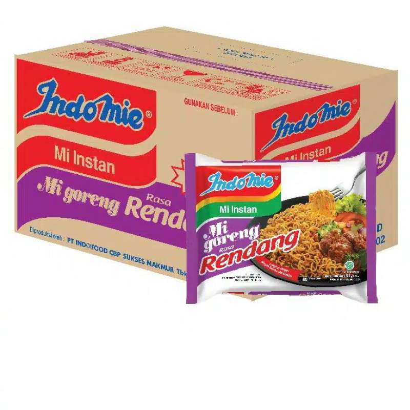 Promo Indomie Goreng Rasa Rendang (Dus) Diskon 2% di Seller Toko Nida ...