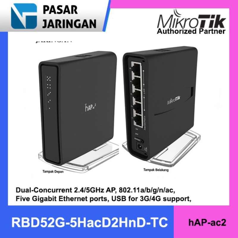 Promo Mikrotik Rbd52G-5Hacd2Hnd-Tc Hap-Ac2 Router Wireless Diskon 11% ...