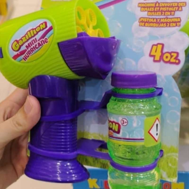 Promo Bubble Gun Gazillion Mini Hurrican Bubble Blaster Machine Diskon ...