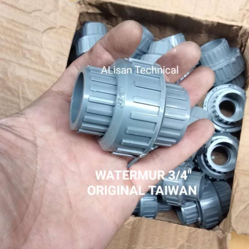 Jual WATERMUR 3/4 INCH PIPA POMPA AIR PVC ORIGINAL TAIWAN di Seller ...