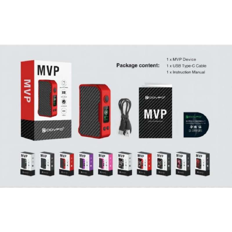 Jual Authentic Dovpo Mvp 220w Box Mod Only - Geisha Black Di Seller ...