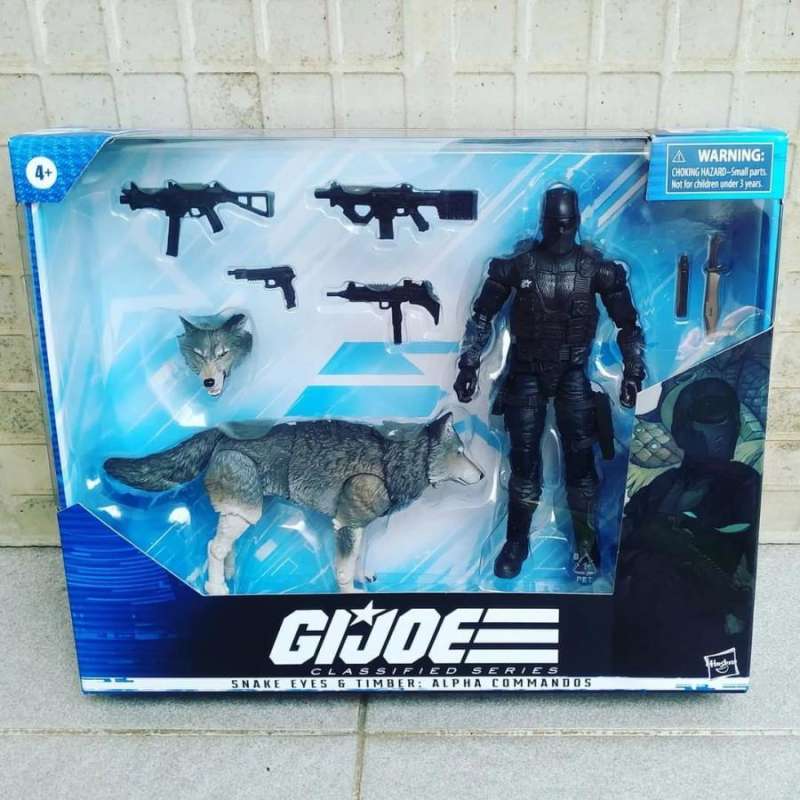 Jual GI-JOE CLASSIFIED SERIES SNAKE EYES & TIMBER ALPHA COMMANDOS GIJOE ...