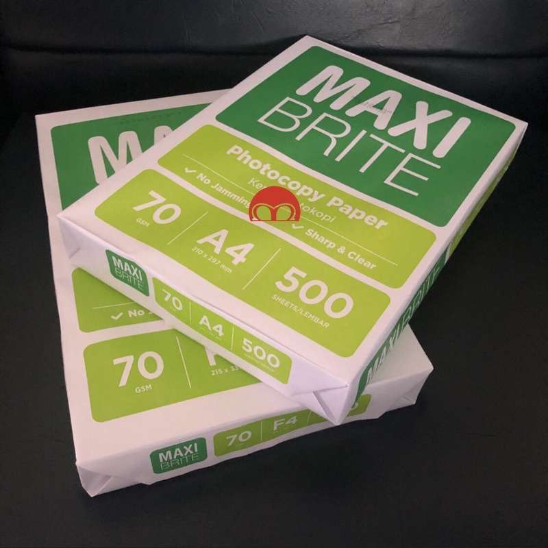 Jual Kertas Hvs A4 70 Maxi Brite - Pplite - Hvs A4-70 Sidu Natural ...