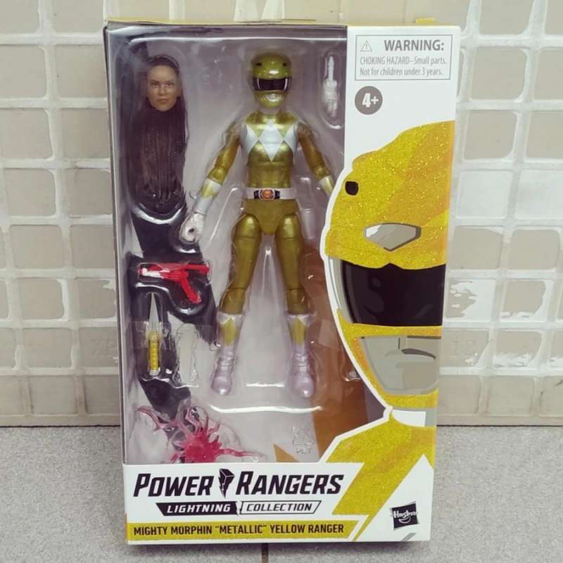 Jual HASBRO METALLIC YELLOW RANGER AISHA POWER RANGERS LIGHTNING ...