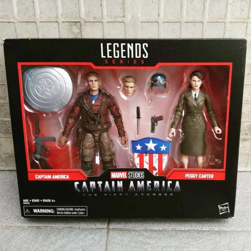 Jual MARVEL LEGENDS 2-PACK STEVE ROGERS CAPTAIN AMERICA & PEGGY CARTER ...