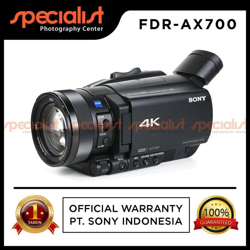 Jual Sony Fdr-ax700 4k Camcorder Di Seller Specialist Photography Center - Specialist ...