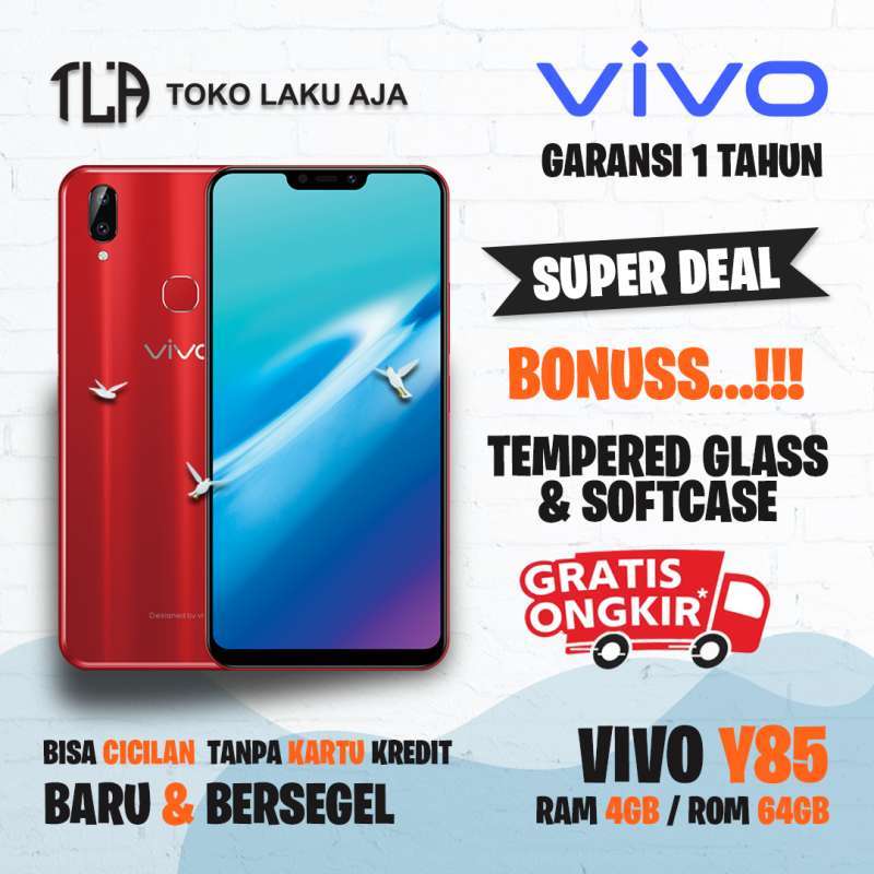 Jual VIVO Y85 RAM 4/64GB HANDPHONE GARANSI 1 TAHUN di Seller Laku Aja Store - | Blibli