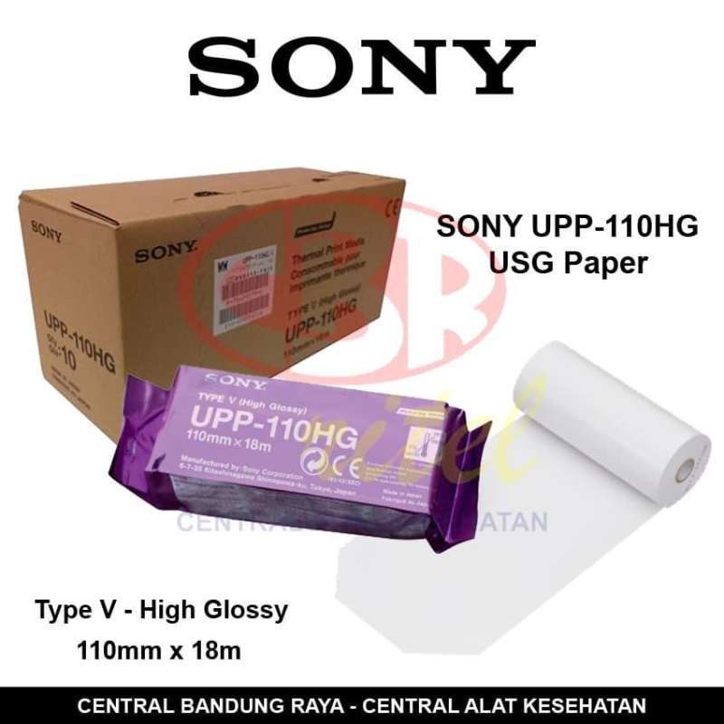 Jual SONY UPP-110HG - Kertas USG Paper High Glossy - 110mm x 18m di ...