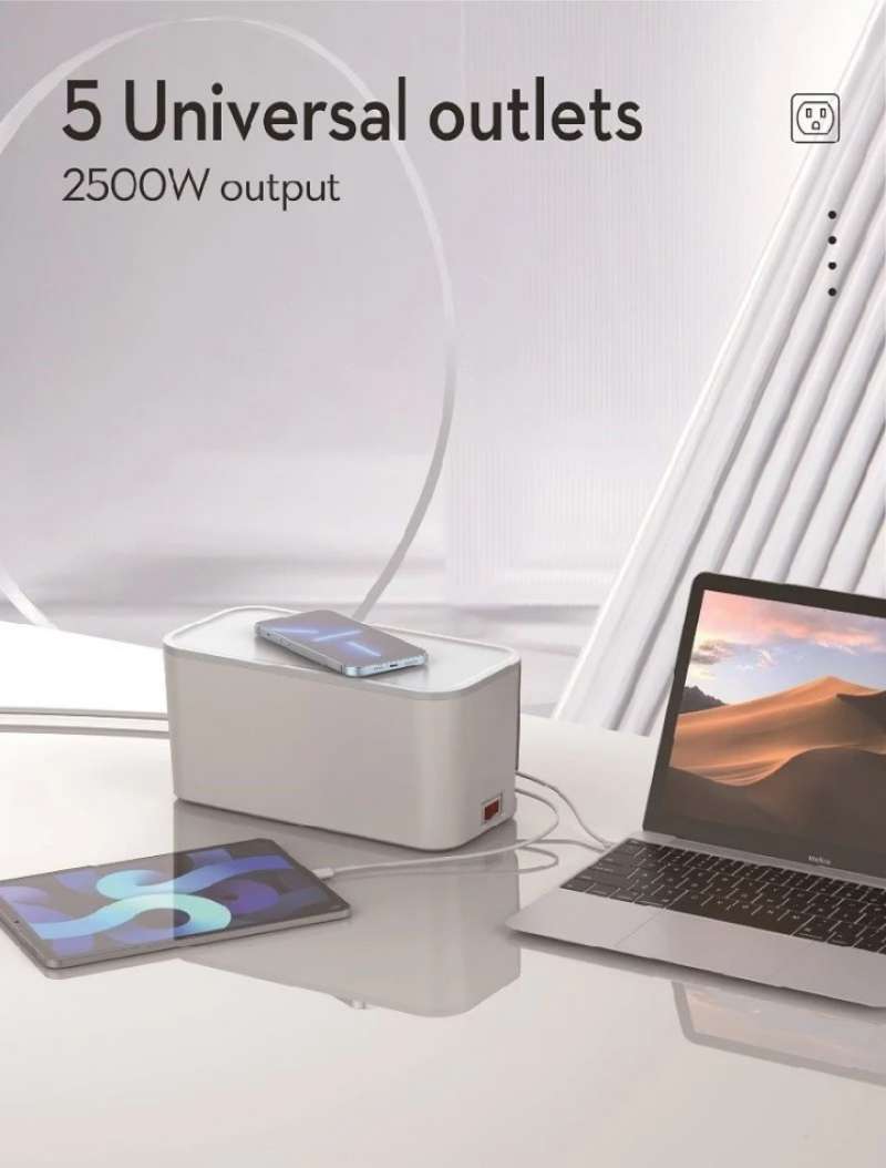 Promo Ldnio Scw5354 - Management Power Strip Box - 15w Wireless ...