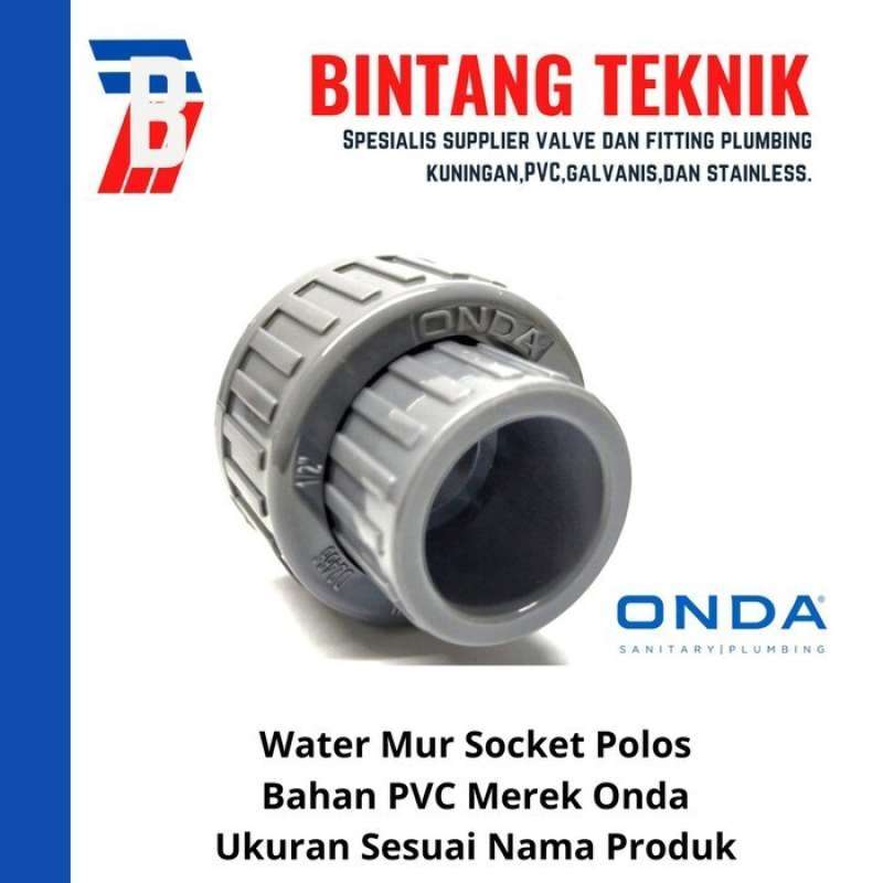 Jual Water Mur 1/2 inch PVC Onda di Seller Toko Bintang-Teknik - Mangga ...
