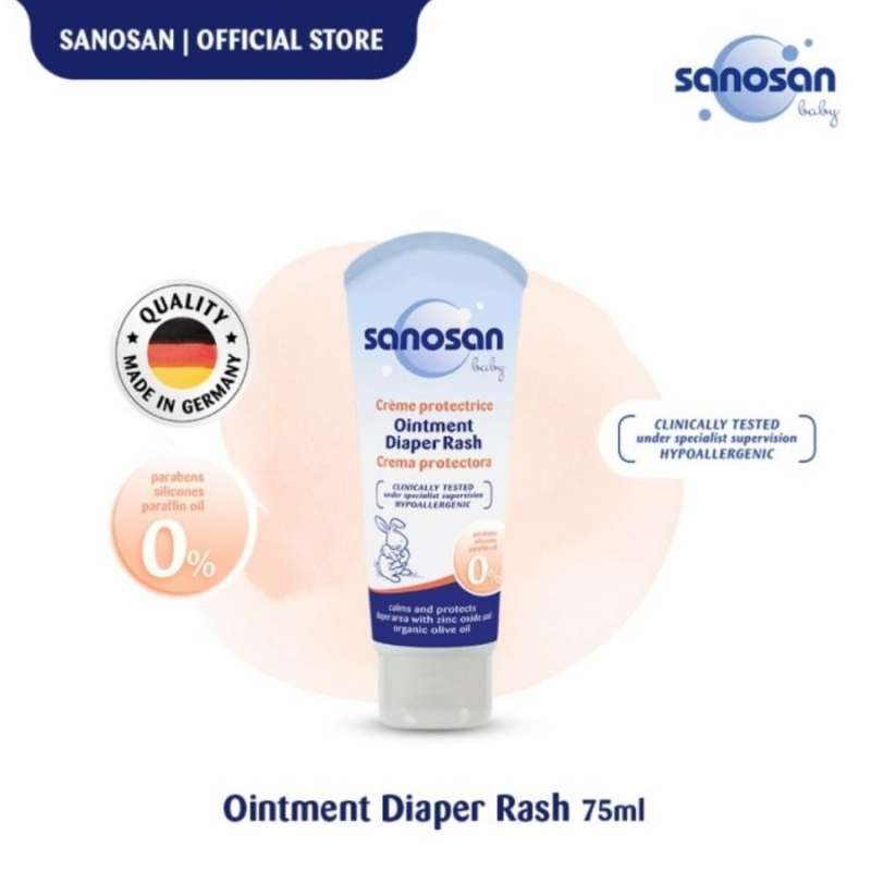 Jual Sanosan Baby Ointment Diaper Rash 75 Ml/krim Ruam Popok Di Seller ...