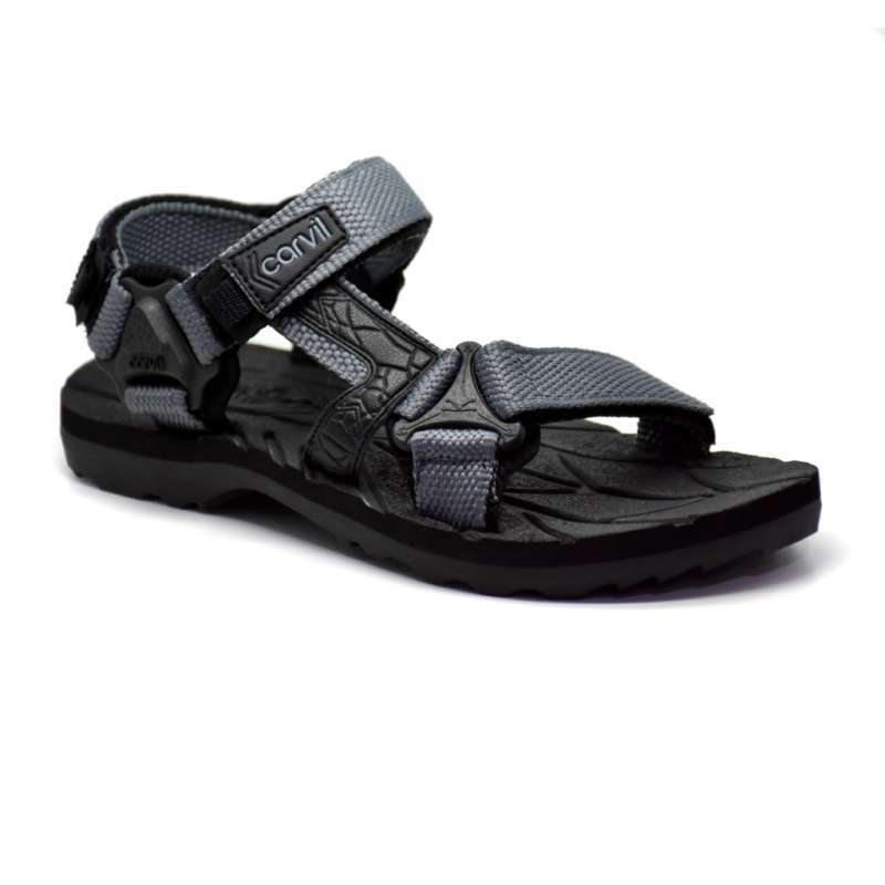 Jual Carvil Sandal Gunung Deluxio-gm Grey/black Di Seller Carvil Men ...