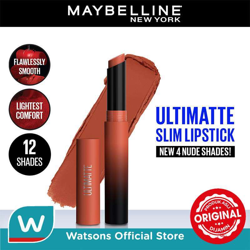 Jual MAYBELLINE Color Sensational Ultimatte Slim Lipstick 888 More ...