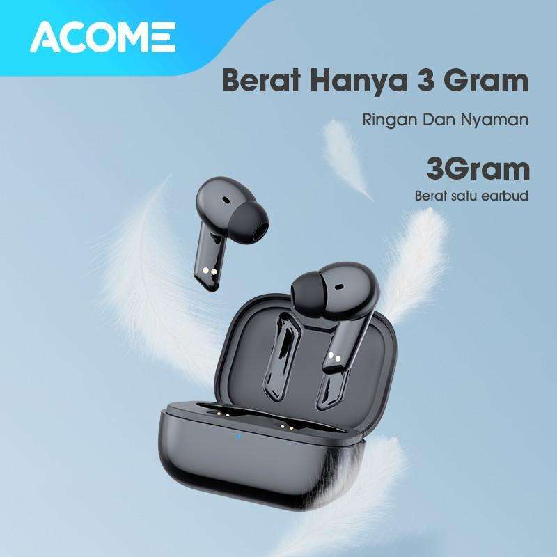 Jual Acome True Wireless Earbuds Headset Bluetooth 5.3 Tws Led Garansi ...