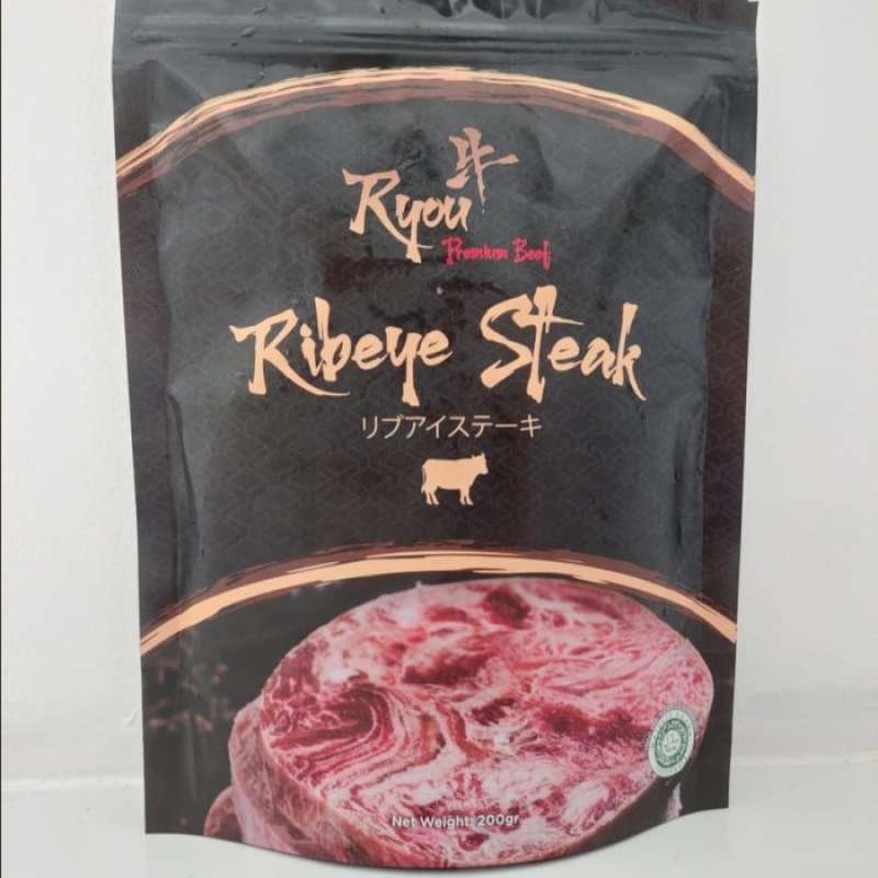 Jual RYOU PREMIUM BEEF RIB EYE STEAK 200 GR di Seller FRESTIVE ...