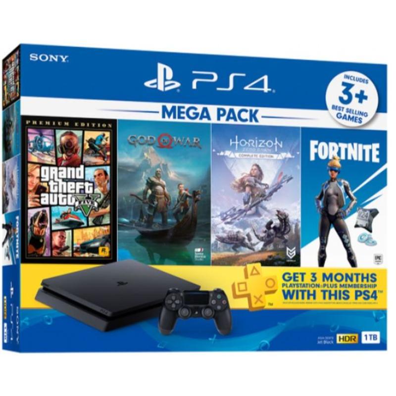 Jual SONY PlayStation 4 Slim Mega Pack Game Console [1 TB] di Seller X ...